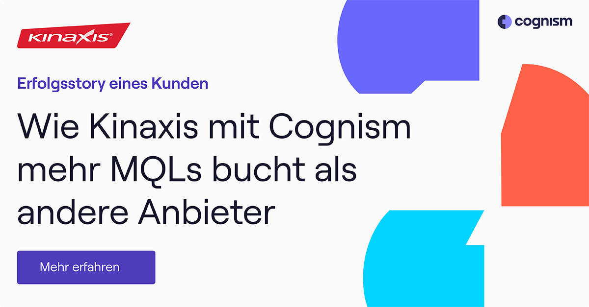 Wie Kinaxis mit Cognism mehr MQLs generiert Wie Kinaxis mit Cognism mehr MQLs generiert